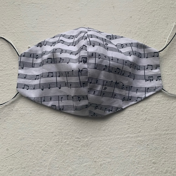Other | Music Notes Face Mask | Poshmark